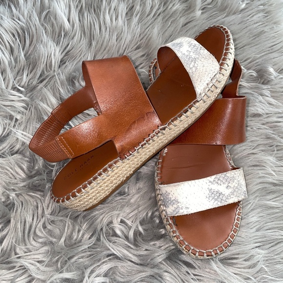Cole Haan | Shoes | Euc Cole Haan Cloudfeel Espadrille Sandal In ...